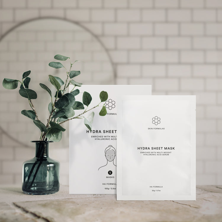 Hydra Sheet Masks – 5 pack · Hyaluronic Acid – Skin Formulas